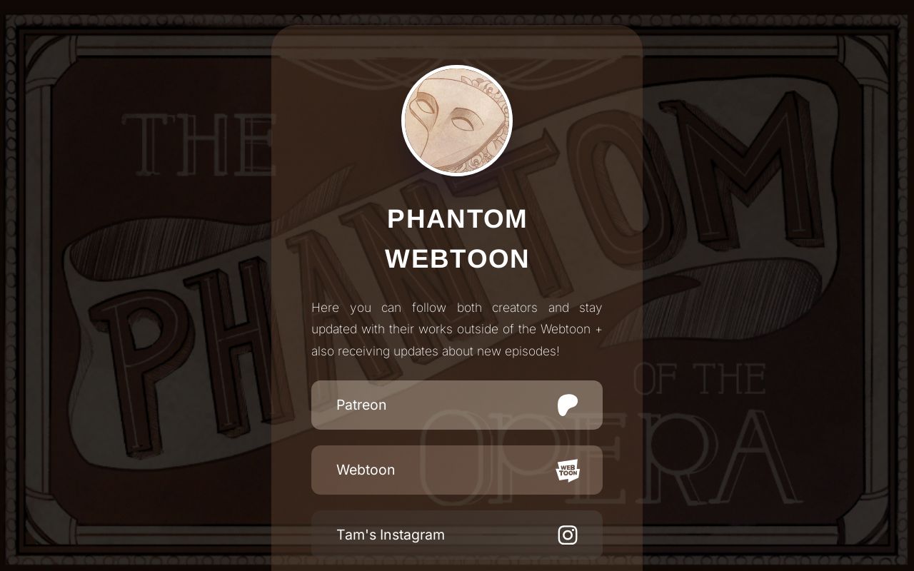 Phantom of the Opera Webtoon